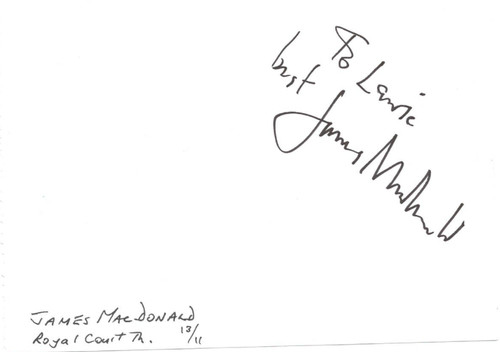 James MacDonald signed autographed album page AMCo COA 20944 | eBay