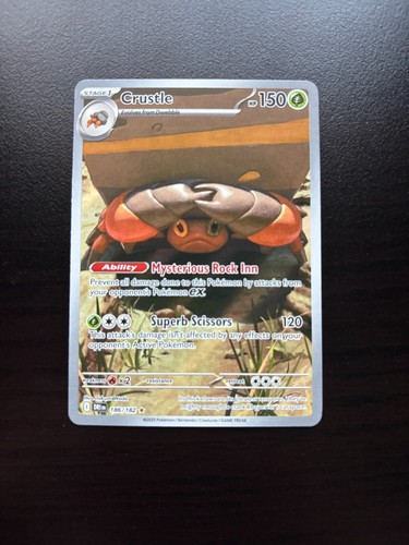 Pokemon Crustle 186/182 Sv10: Destined Rivals Holo | eBay
