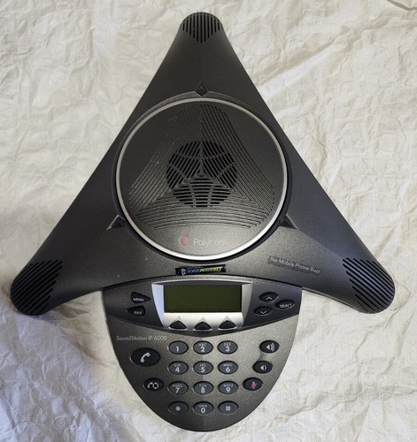 Polycom SoundStation IP 6000 (2201-15600-001) HD Voice Conference Phone ...