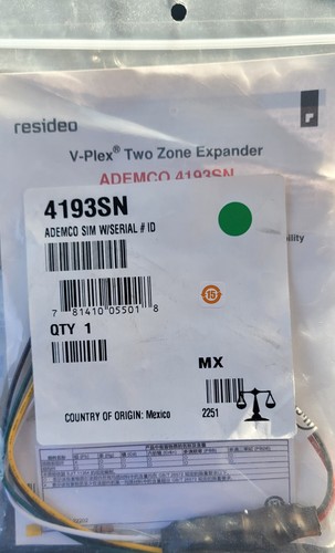 RESIDEO/HONEYWELL 4193SN 2 Zone V-Plex Expander | eBay