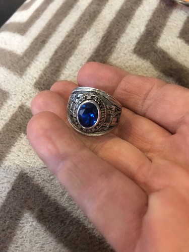 Reed Sterling Silver Susan B Anthony IS238 Blue Sapphire 1991 Class ...