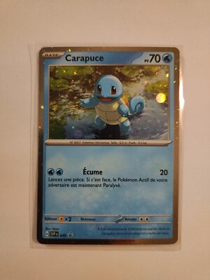 Carapuce dans cartes pokémon à l'unité | eBay
