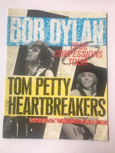 BOB DYLAN Tom Petty True confessions tour program 1986 | eBay