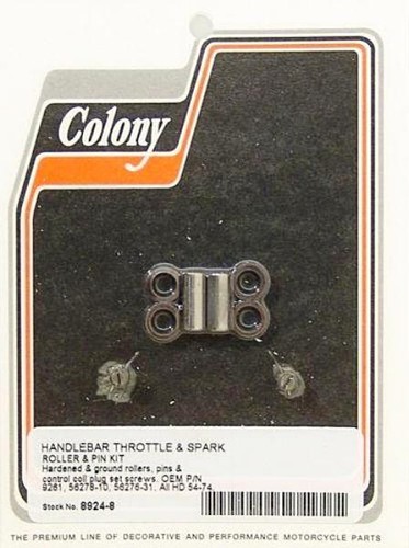 8924-8 Colony Handlebar Throttle And Spark Retard Roller And Pin Kit ...