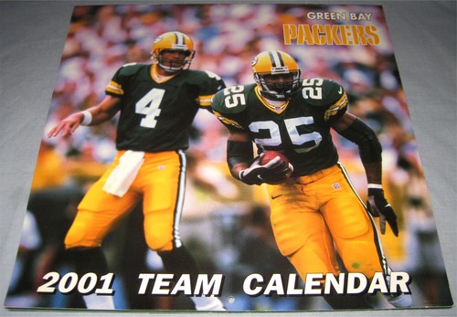 2001 Green Bay Packers Team NFL Football Calendar | eBay