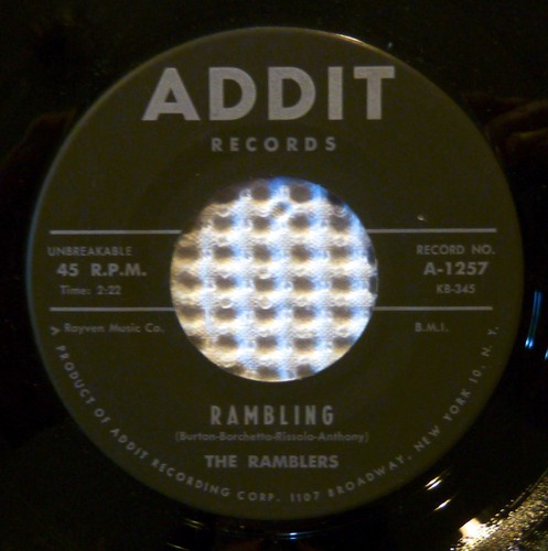 RAMBLERS Rambling b/w Devil Train Orig '60 ADDIT Instro Rock N Roll Vinyl 45 VG+ | eBay