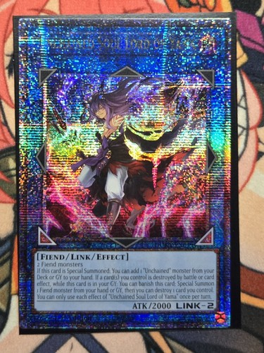 Unchained Soul Lord of Yama - DUNE-EN049 - QCSR 1st Edition NM Yugioh ...