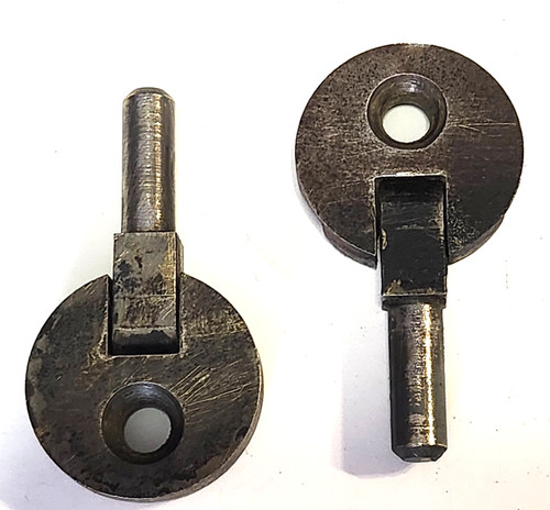 2 Singer Sewing Machine 1 Hole Banjo Lollipop Cabinet Hinges 15263 w ...