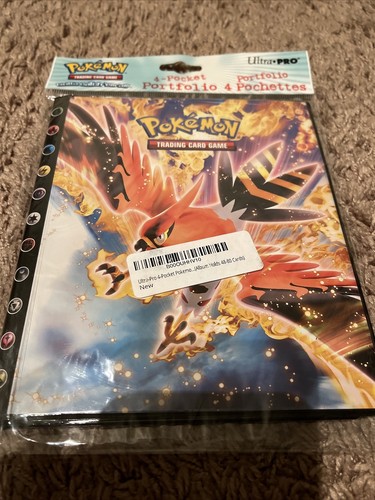 Pokemon TCG 4 Pocket Album Leafeon Glaceon Card Binder 2013 Plasma ...