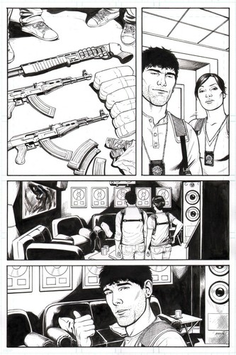 RED TEAM vol 2 Issue 4 Page 19 Original Comic Book Art Craig Cermak ...