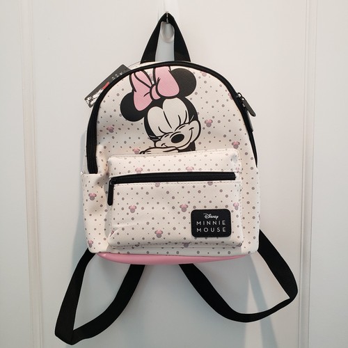 Disney - Minnie Mouse Mini Backpack Pink & White (NWT) Minnie House ...