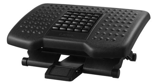 NEW Kantek Premium Adjustable Footrest with Rollers, 4 to 6.5 Inch ...