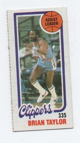 1980-81 TOPPS BRIAN TAYLOR #216 SAN DIEGO CLIPPERS XP | eBay