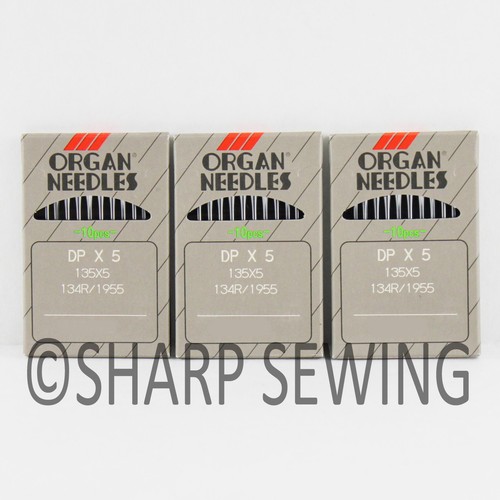 30 ORGAN 135X7 #18 INDUSTRIAL SEWING MACHINE NEEDLE 135X5 DPX5 SY1955 ...