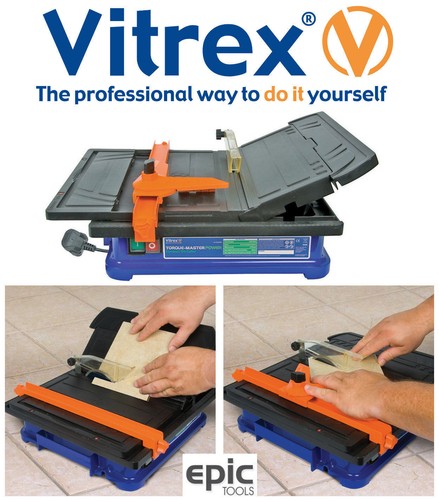 VITREX Torque-Master Diamond Wet Floor/Wall Tile Bench Saw Cutter ...