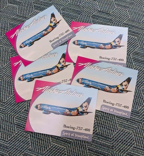 Lot 5 Alaska Airlines Boeing 737-400 Spirit of Disneyland Aircraft ...