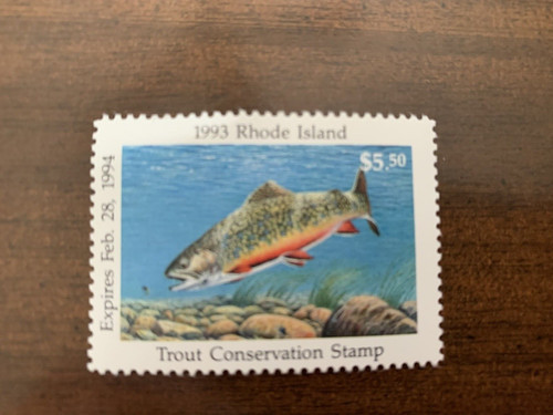 D2K Rhode Island Brook Trout Stamp 1993-4 | eBay
