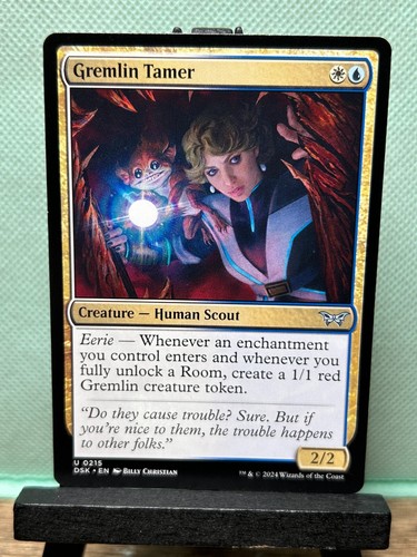 MTG TCG: Gremlin Tamer 215, Duskmourn: House of Horror | eBay