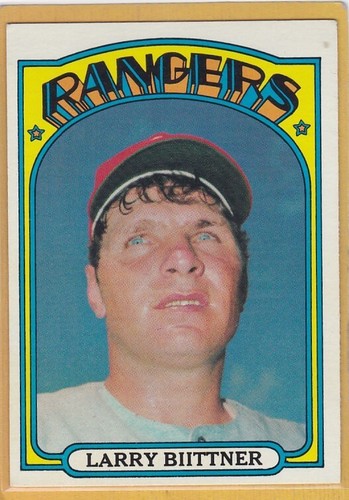 1972 TOPPS BASEBALL LARRY BIITTNER #122 RANGERS EX+ *A5450 | eBay
