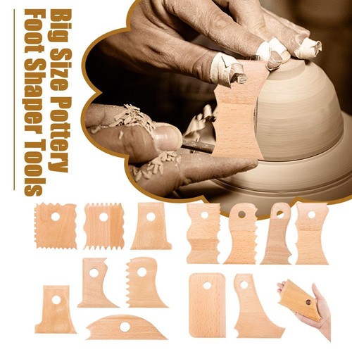 7pcs Pottery Foot Shaper Tools Pottery Trimming Tools D3P7 DI N4 ...