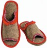 Checked Russian Felt Women's Slippers 100% Sheep Wool Warm Cozy & Not ...