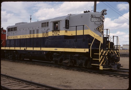 BH.B23.NAR-6 Original Slide Northern Alberta Railways EMD GP9 #202 ...