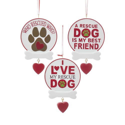 Rescue Dog Sign Ornaments | eBay