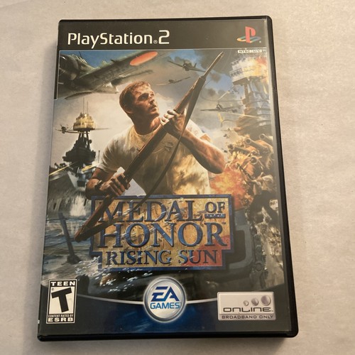 Medal Of Honor : Rising Sun 2003 Sony PlayStation 2 PS2 Black Label OEM ...