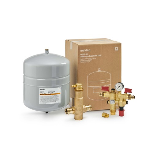 Boiler Trim Kit w/ 4.4 Gal Expansion Tank, Pressure Relief Valve ...