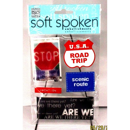 Me Big Ideas MAMBI Soft Spoken Scenic Route 5 Dimensional Stickers New ...