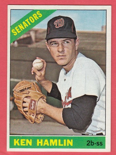 1966 Topps # 69 Ken Hamlin -- Senators -- Box 118-192 | eBay