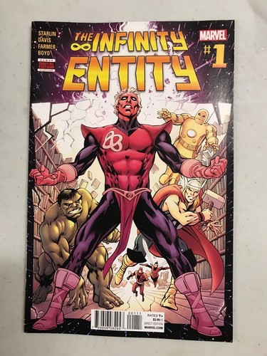 INFINITY ENTITY #1 FIRST PRINT MARVEL COMICS (2016) WARLOCK AVENGERS ...