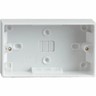 13Amp Twin Double Switched wall plug socket and 25mm Pattress Surface ...