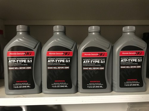 4 QTS Honda (Acura) ATF-Type 3.1 Fluid (PN 08200-9017) | eBay