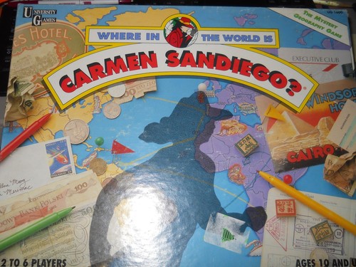 Where in the World is Carmen Sandiego? Board Game Mystery Geography ...