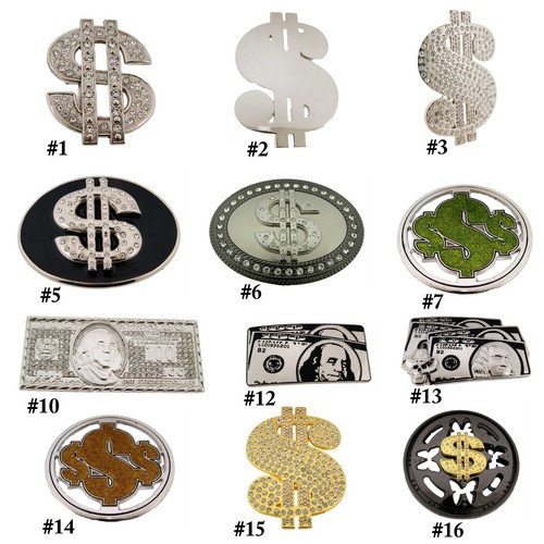 New Men Women Western Cowboy Cowgirl Metal USA American Dollar Sign ...