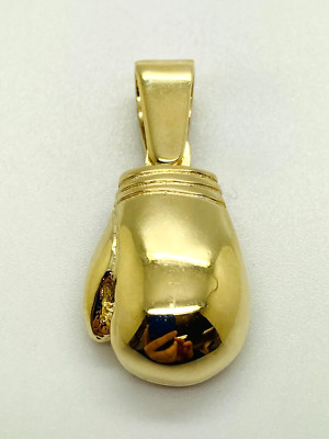 Gold Boxing Glove Pendant in Men's Chains, Necklaces & Pendants for ...