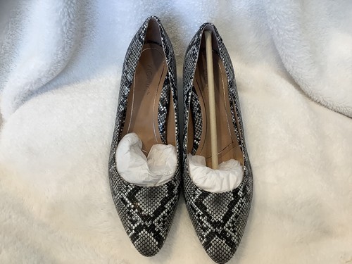 Vionic Madison Mia Natural Snake Pumps Women’s US Size 7 EU 38