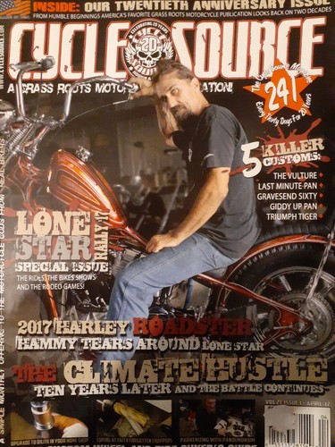 Cycle source, lone star special issue,Harley Roadster & more#01/17' | eBay