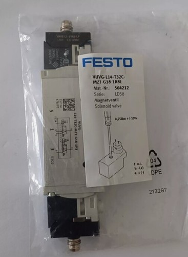 1PCS NEW FIT FOR 564212 VUVG-L14-T32C-MZT-G18-1R8L FESTO Solenoid valve ...