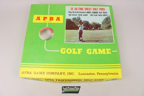1978 APBA Pro Golf Game 18 Coarse 2 Golfer Card Sets Complete EX ...