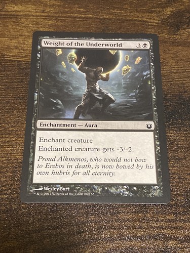 Weight of the Underworld Born of the Gods 86/165 MTG Magic The ...