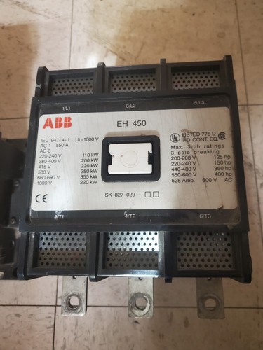 ABB EH 450 Controller 3 Pole, 600 VAC 400 HP | eBay