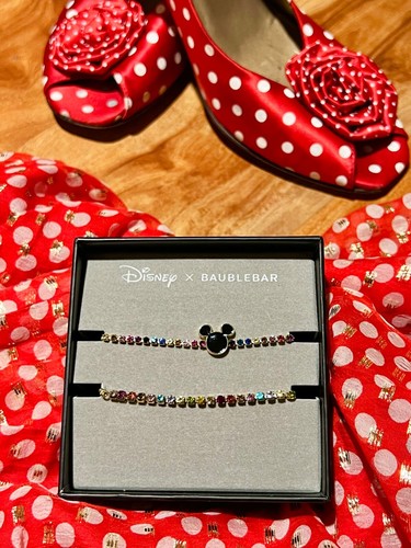NEW in box!! Disney Jewelry!! Colorful Mickey Bracelet Set!! | eBay