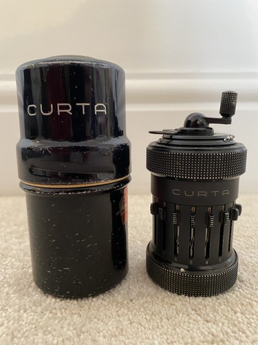 Curta Type 1 Mechanical Calculator from 1956, serial nr 35464 | eBay