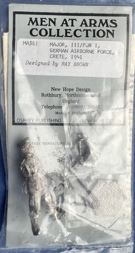 New Hope Design 54mm Major Fallschirmjager Crete 1941 | eBay