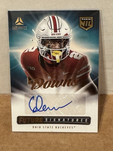 2025 Luminance GOLD Caleb Downs NIL Future Signatures Auto Ohio State ...
