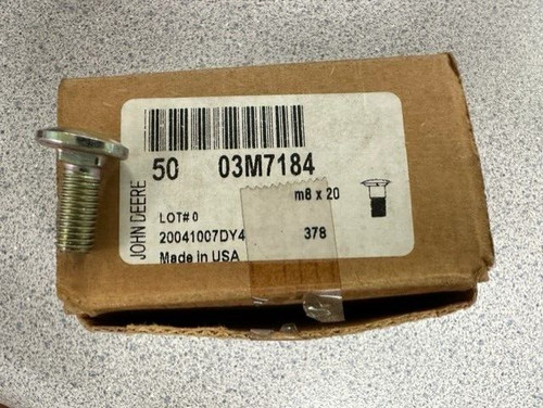 John Deere Part # 03M7184 Carriage Bolt | eBay