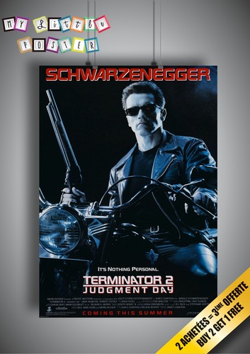 Terminator 2 Judgment Day by James Cameron Poster Movie | eBay