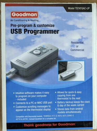 Goodman Pre-Program & Customize USB Programmer TSTATGAC-UP | eBay